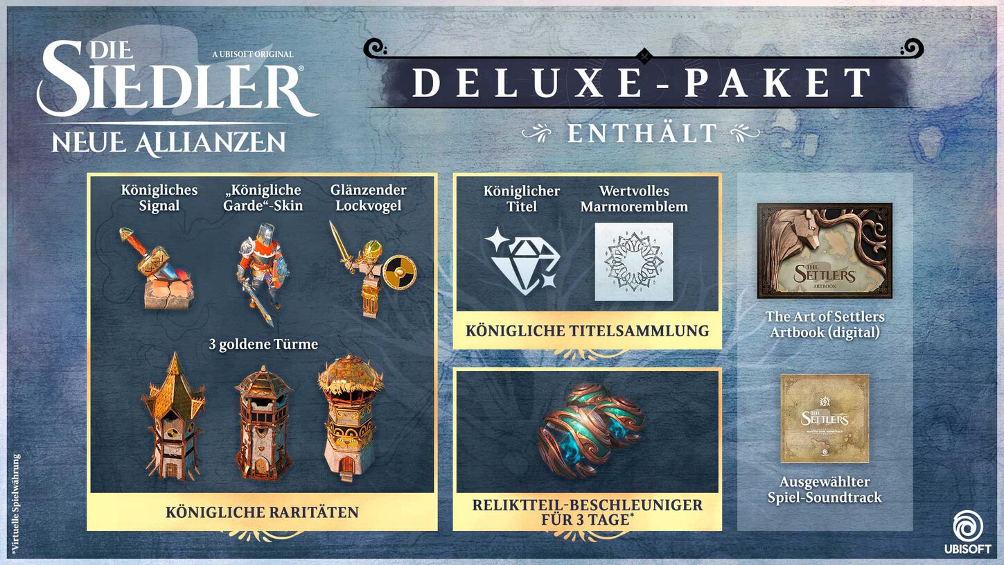 Die Siedler Neue Allianzen Deluxe Paket kaufen · PC · Ubisoft Store - DE