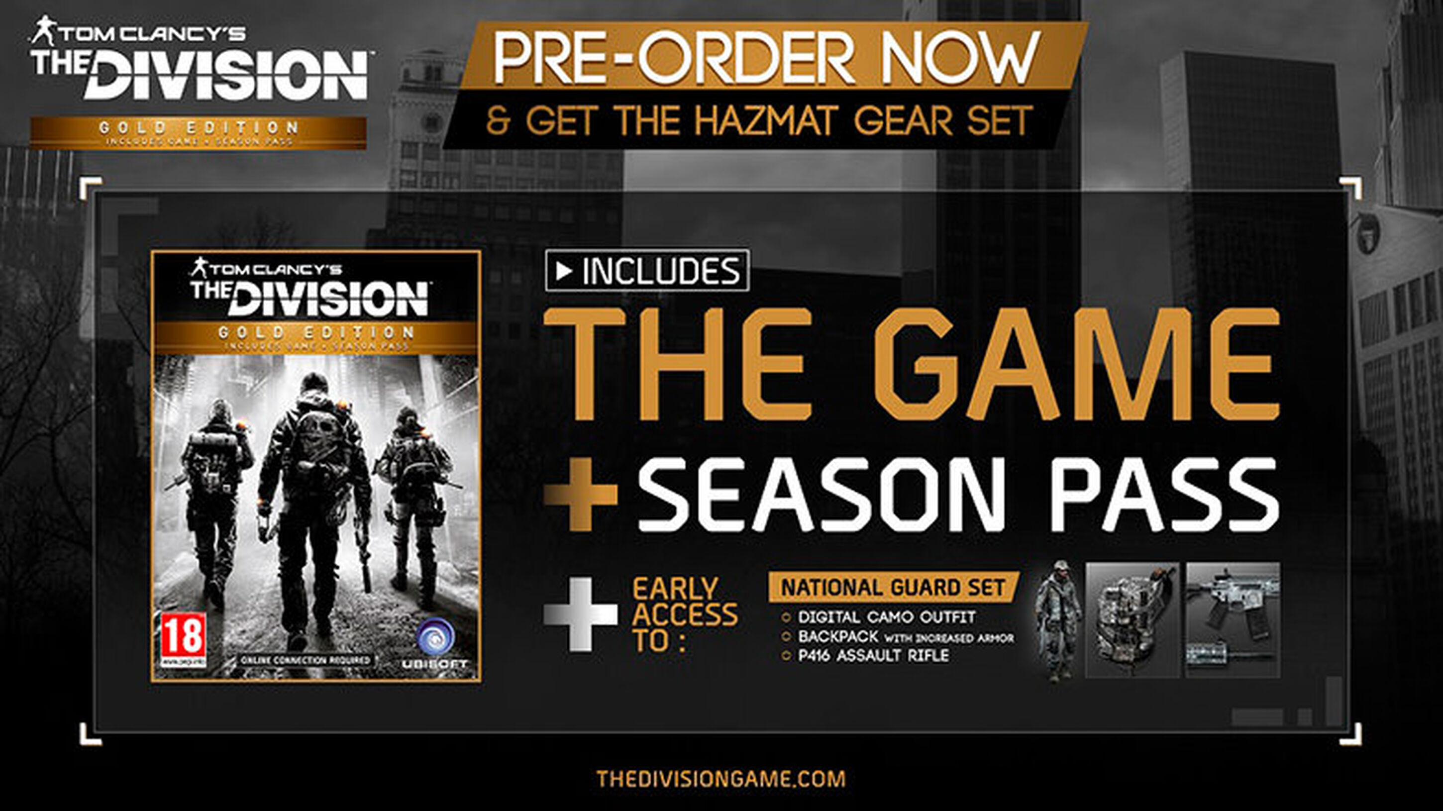 Comprar Tom Clancy's The Division Gold Edition | PC Download