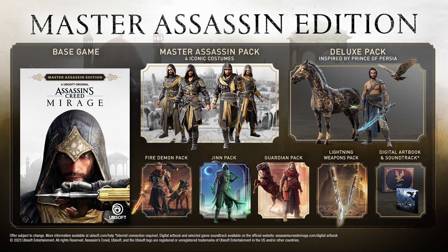 Buy Assassin's Creed Mirage Master Assassin Edition on PC & More ...