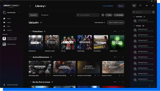Ubisoft+ Game Subscription Service | 100+ PC Games