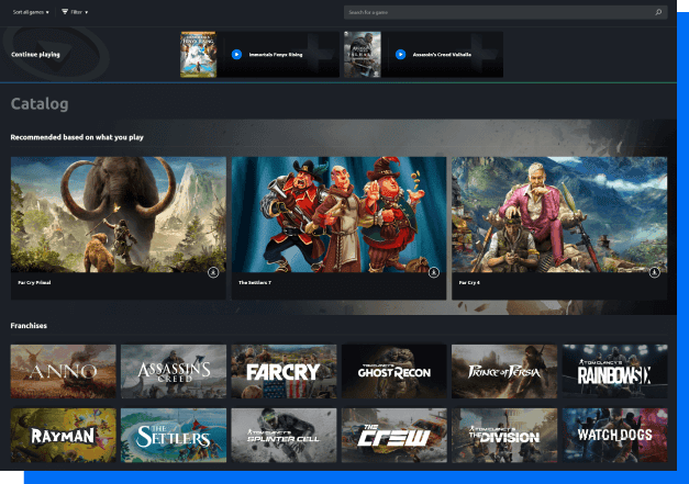 Ubisoft+ Servicio de Suscripción | 100+ PC Juegos