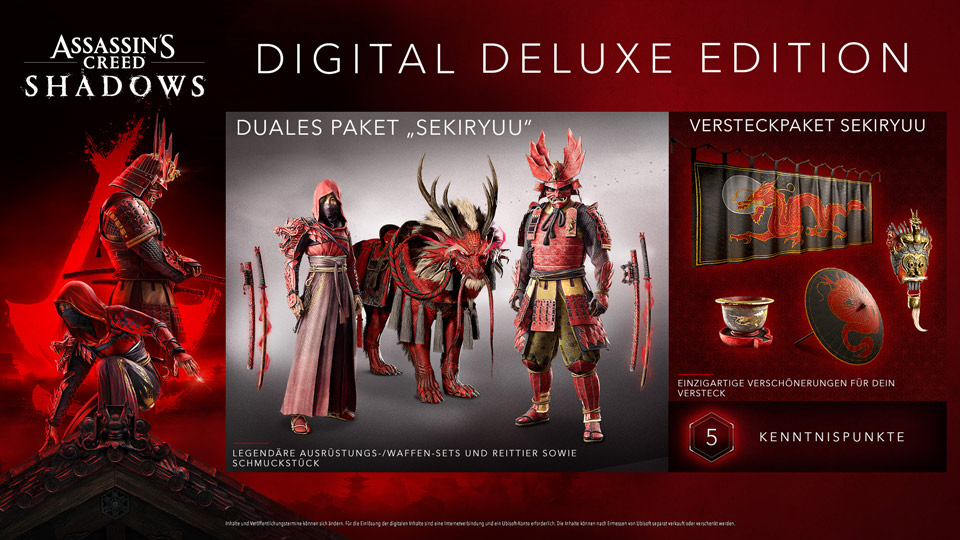Assassin's Creed Shadows Deluxe Edition kaufen · PC · Ubisoft Store - AT