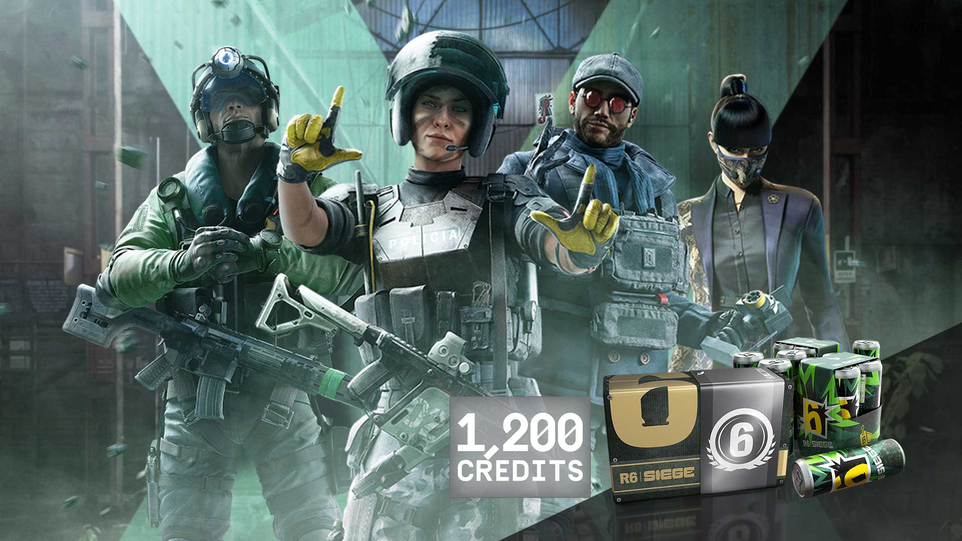 Buy Tom Clancy’s Rainbow Six Siege 1,200 Welcome Pack on PC & More ...