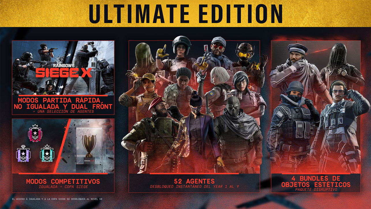 Comprar Tom Clancy's Rainbow Six Siege X Ultimate Edition para PC y más ...